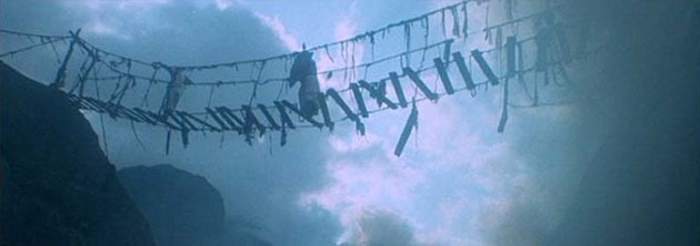 O humor na cena da "Ponte da Morte" do Monty Python